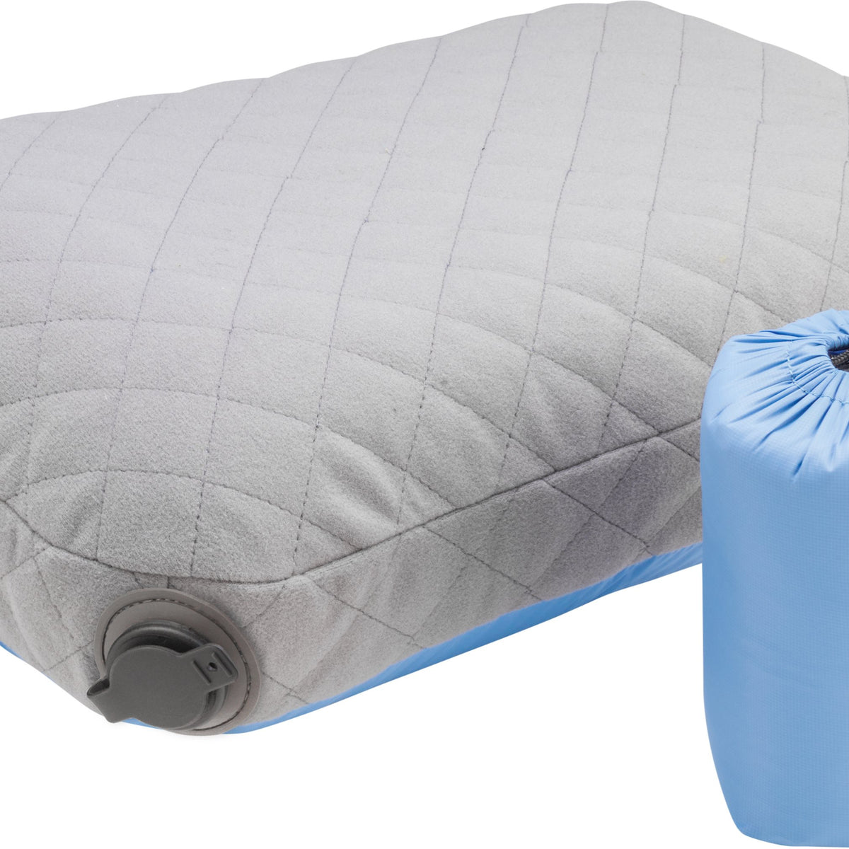 Cocoon Air Core Pillow Ultra Light - M - Light blue – Reisartikelen.nl