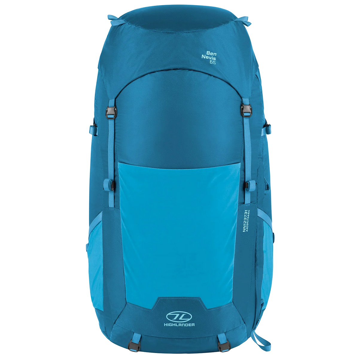 Highlander Ben Nevis Heren - Backpack - 65L - Petrol – Reisartikelen.nl
